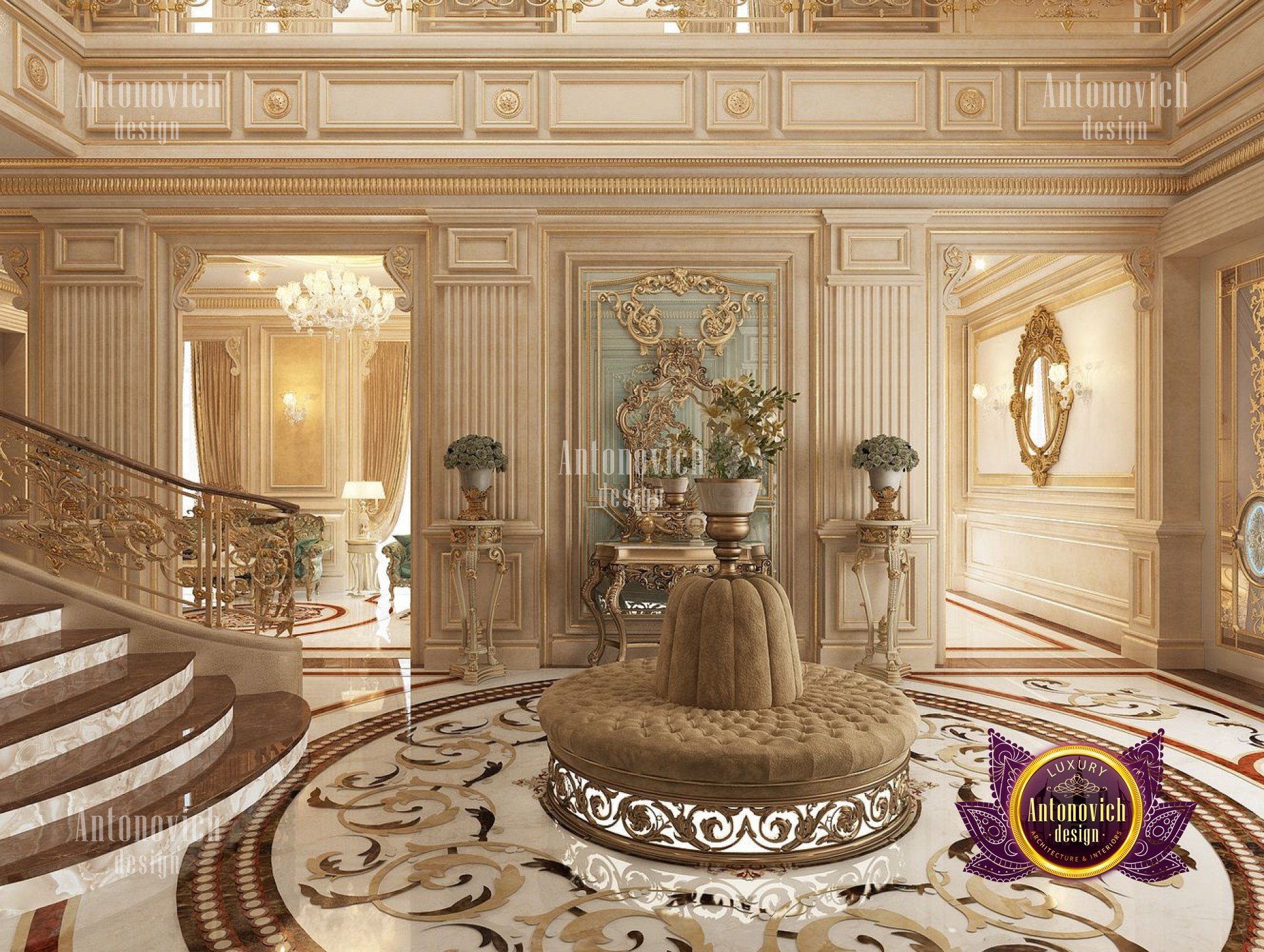 Splendid hall interior