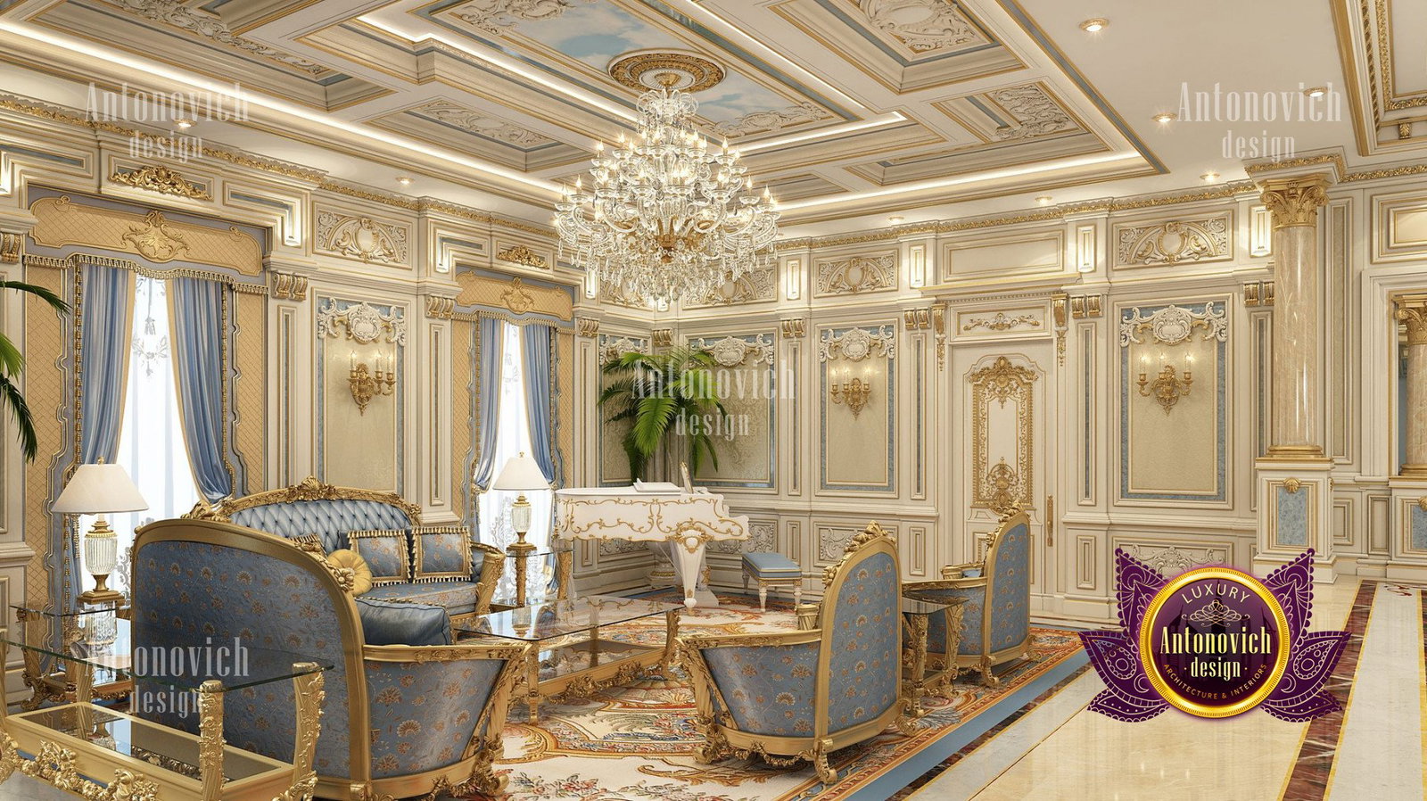 Pompous luxury interior