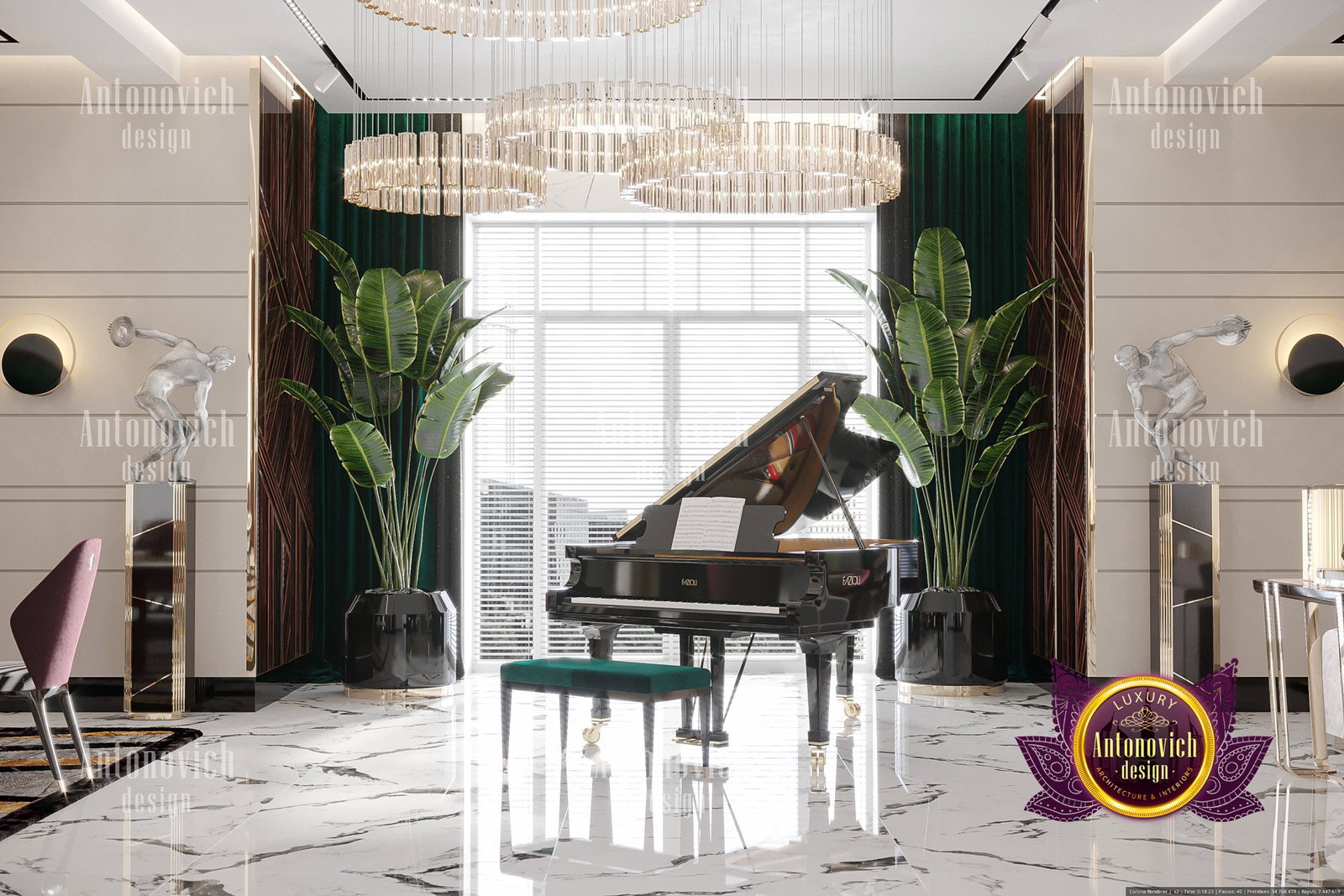 Exquisite interior design