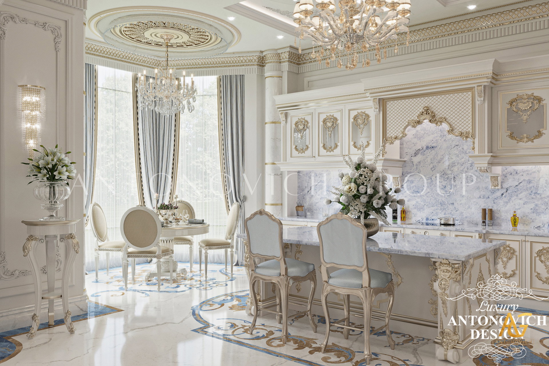 Gorgeous Interior Design For Villa in Kazakhstan