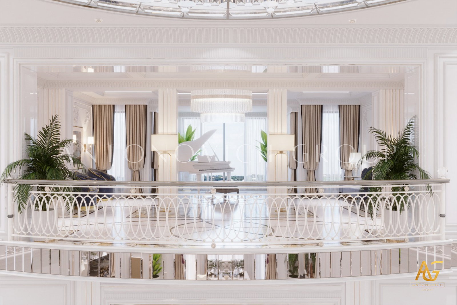 Exquisite Interior Design For Villa In Dubai