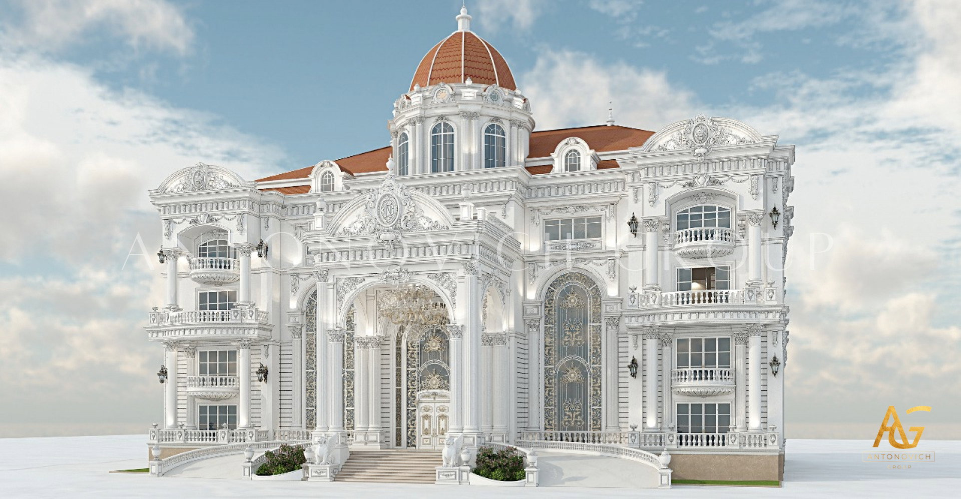 Royal Exterior Design in Cambodia