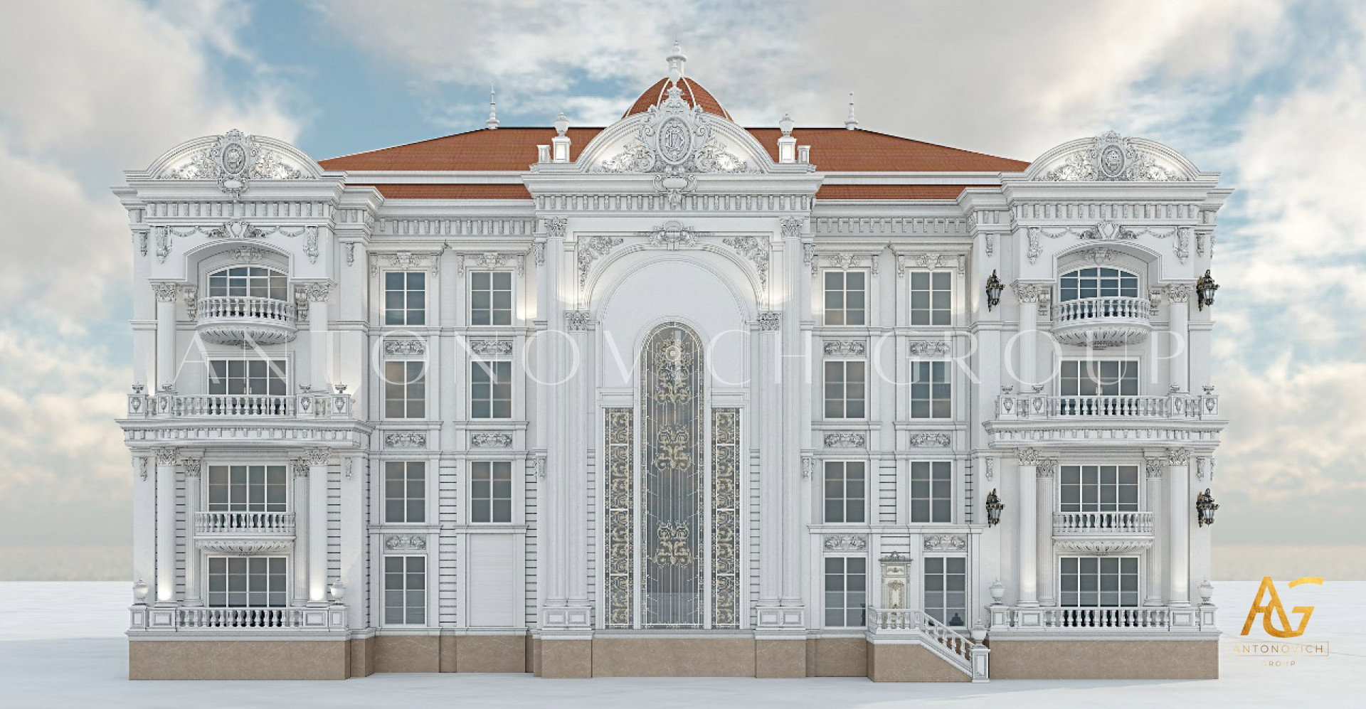 Royal Exterior Design in Cambodia