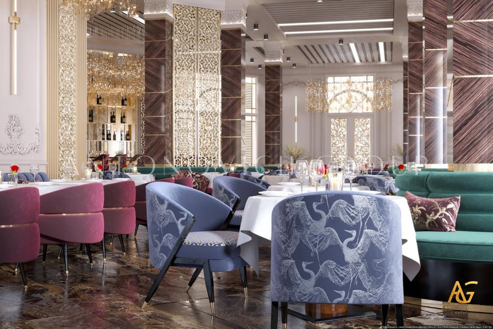 Commercial Restaurant Interior Design in Saudi Arabia