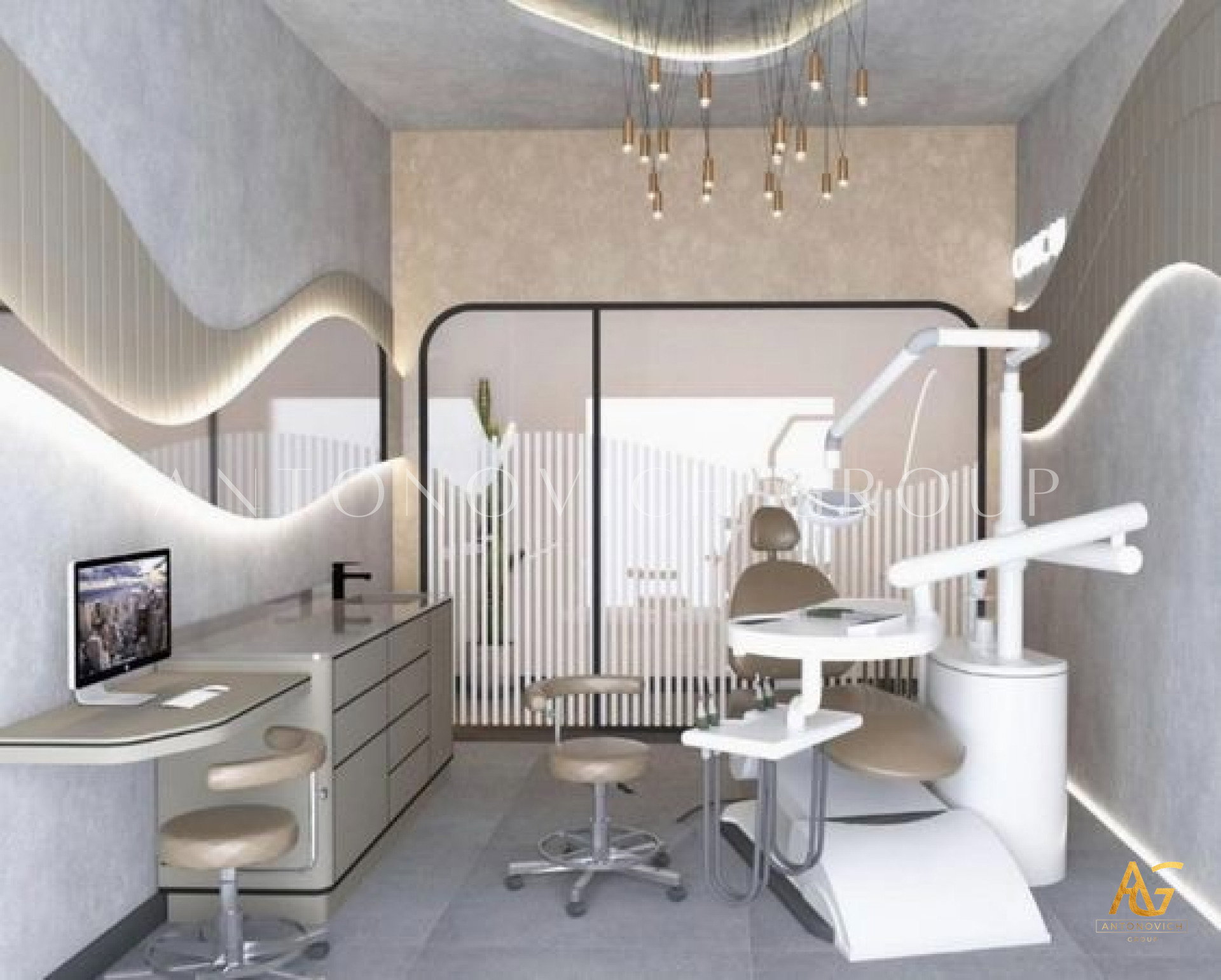 MODERN STYLE CLINIC INTERIOR DESIGN