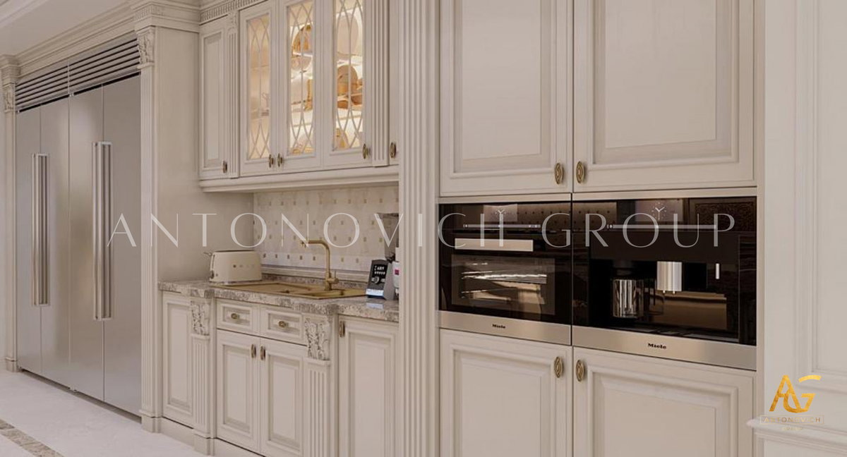 DELICATE INTERIOR DESIGN FOR LUXURY KITCHEN