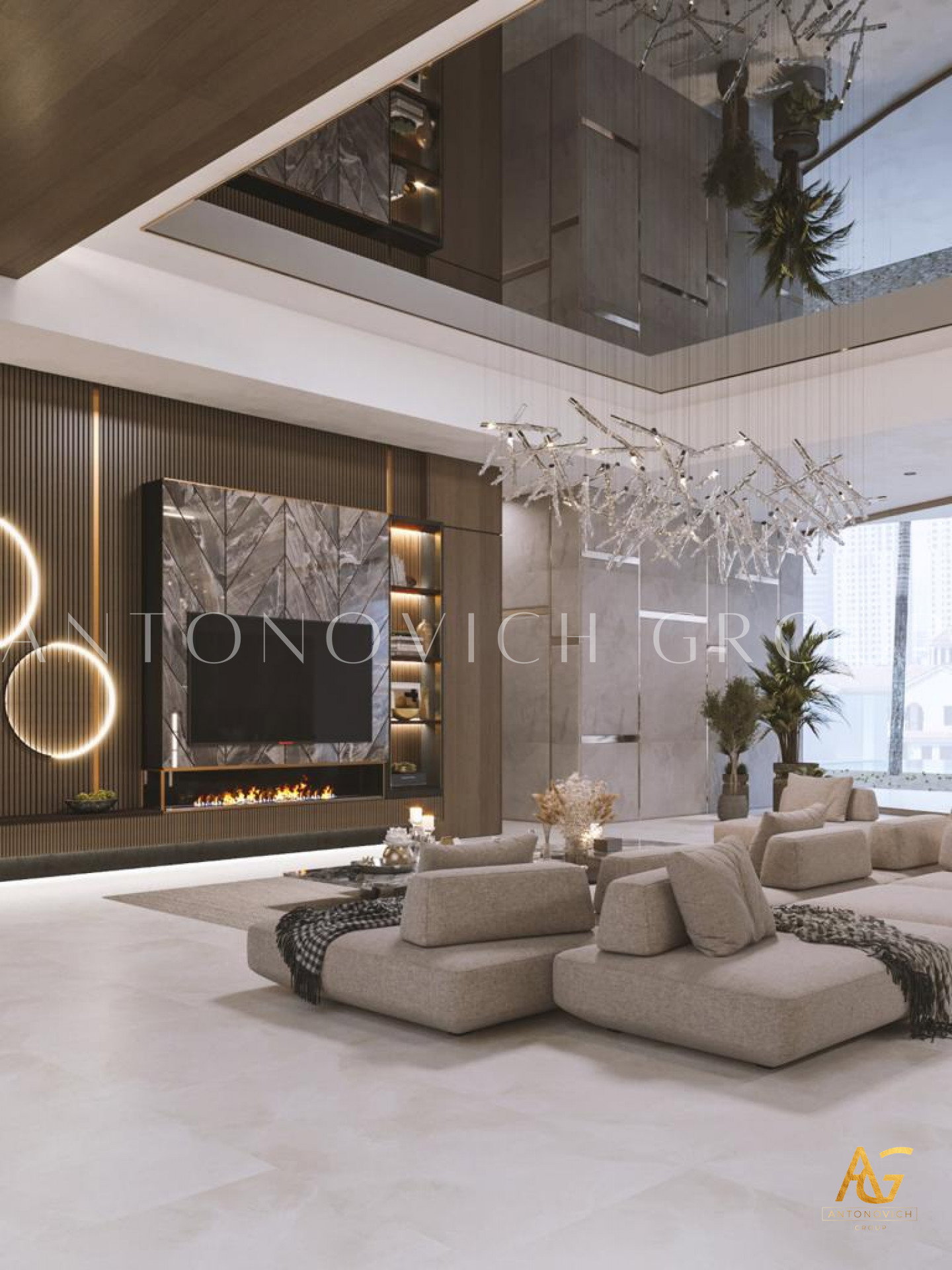 Ultra-Luxury Villa in La Mer Island Interior Design