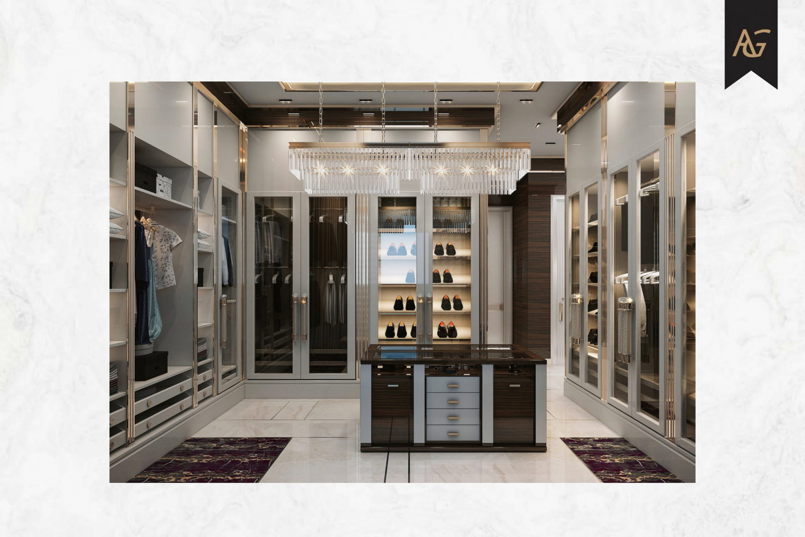 DRESSING ROOM FOR LUXURY HOMES