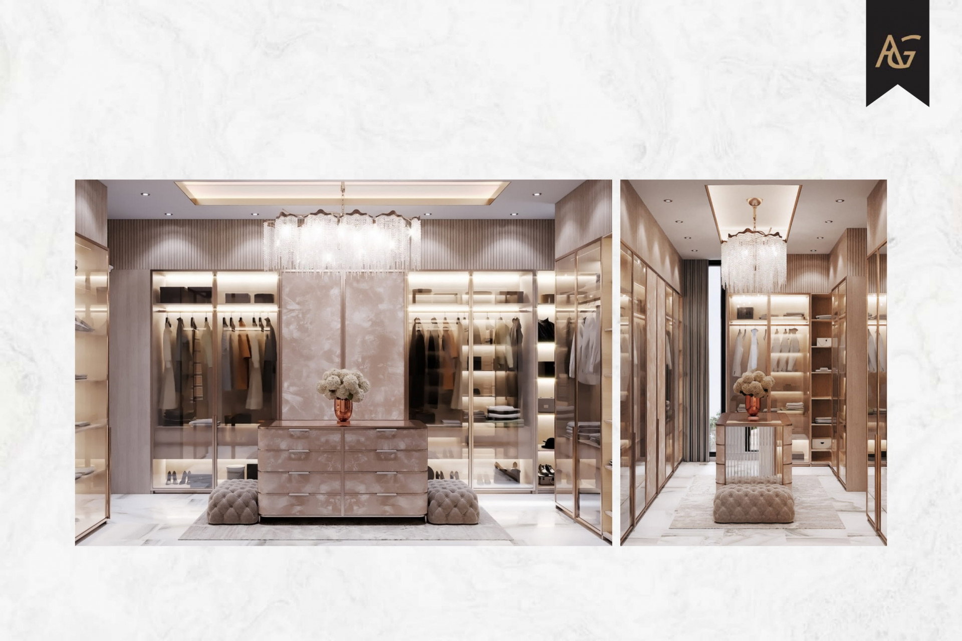 DRESSING ROOM FOR LUXURY HOMES