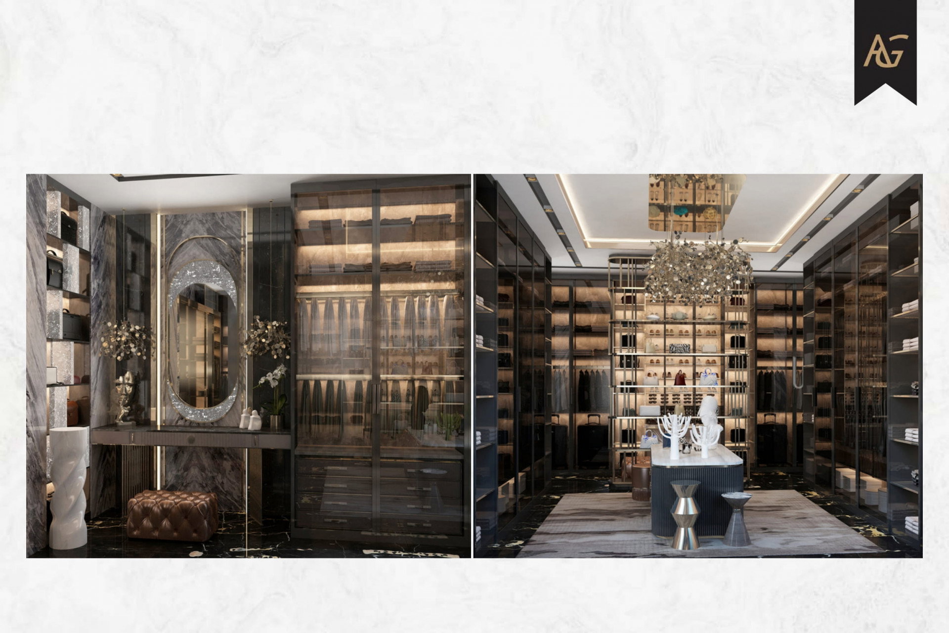 DRESSING ROOM FOR LUXURY HOMES