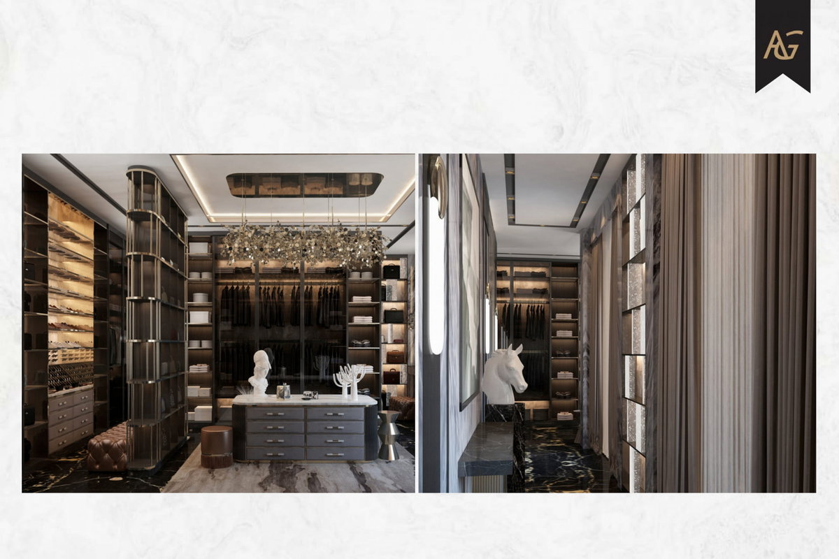 DRESSING ROOM FOR LUXURY HOMES