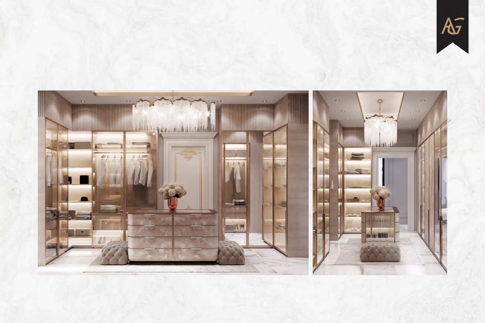 DRESSING ROOM FOR LUXURY HOMES
