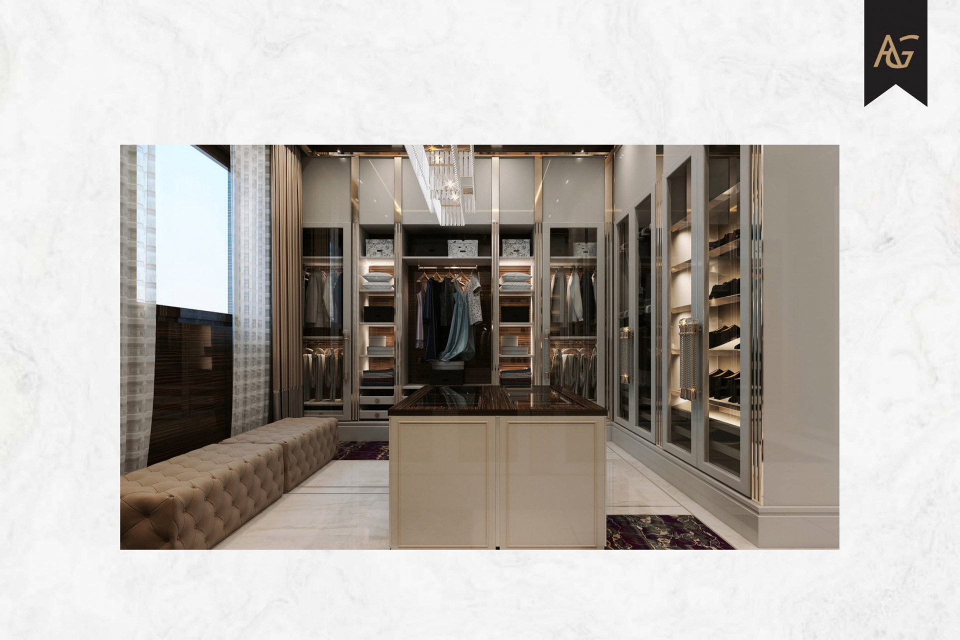 DRESSING ROOM FOR LUXURY HOMES
