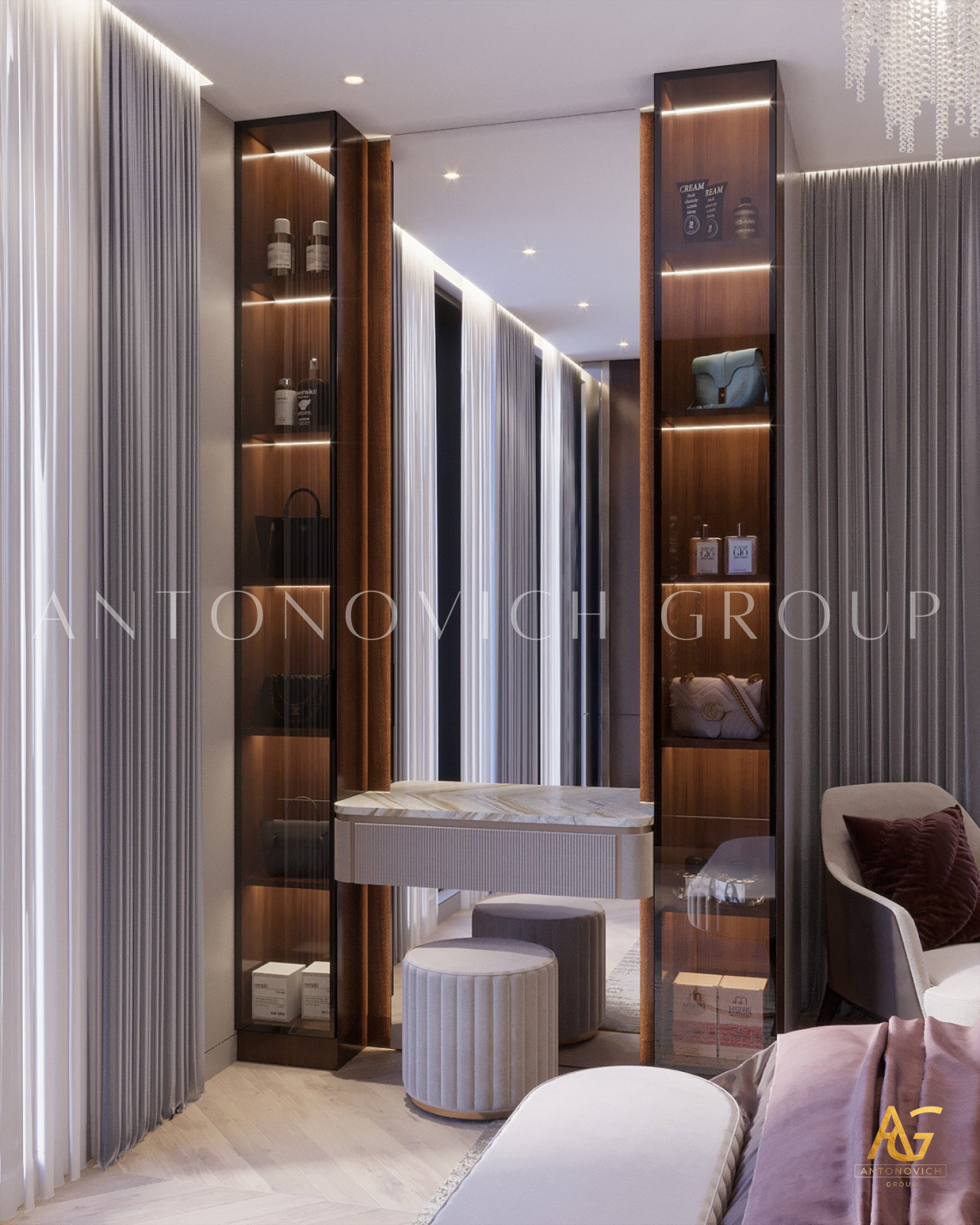 Elegance Embodied: A Luxury Bedroom Interior Design and Fit-out Execution