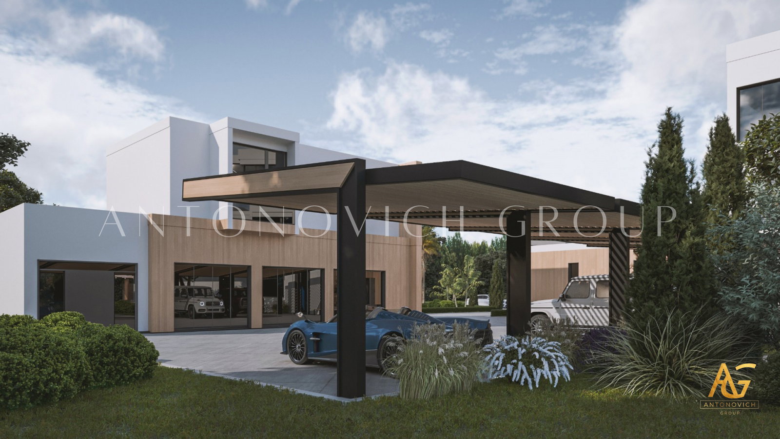 Finest Modernity in Exterior Design for Grand Villas