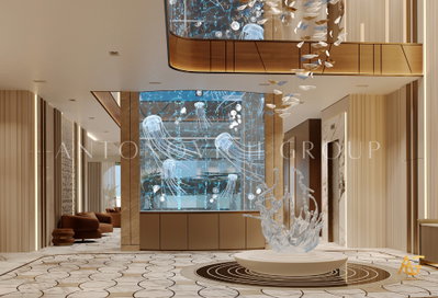 World-Class Modern Living Room Interior Design and Fit-Out for Luxury ...