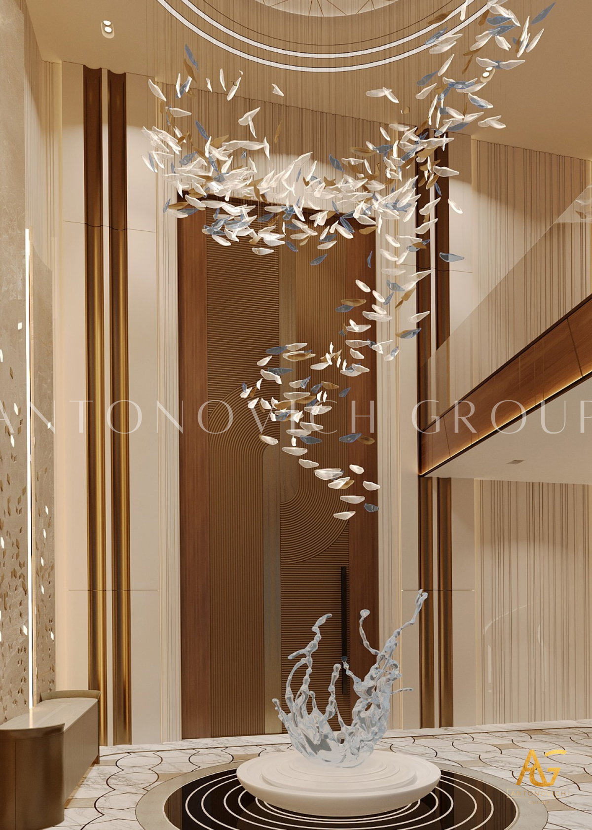 World-Class Modern Living Room Interior Design and Fit-Out for Luxury ...