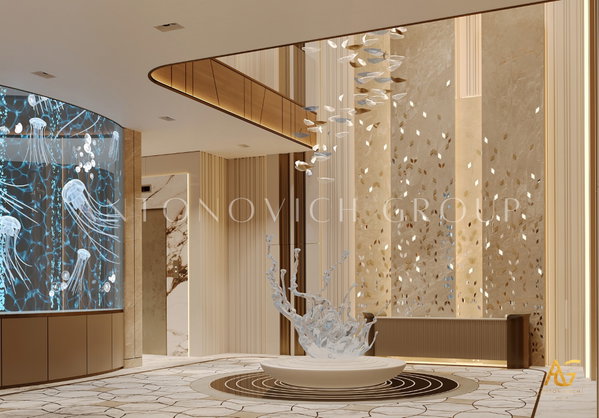 World-Class Modern Living Room Interior Design and Fit-Out for Luxury ...