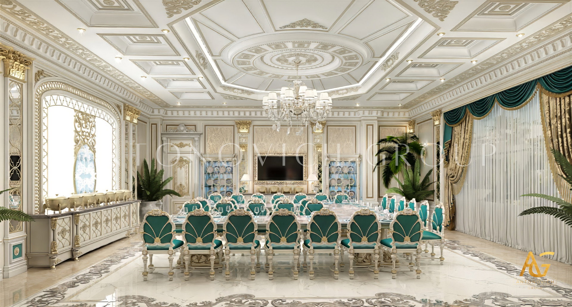 Royal Style Dining Room