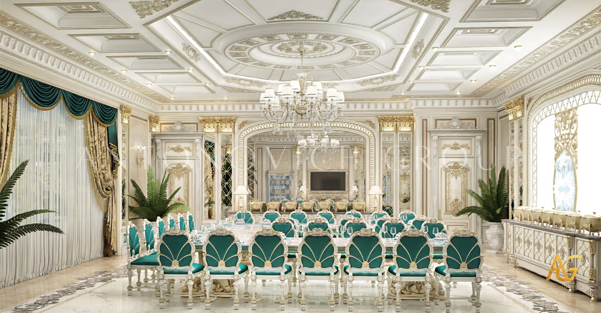 Royal Style Dining Room