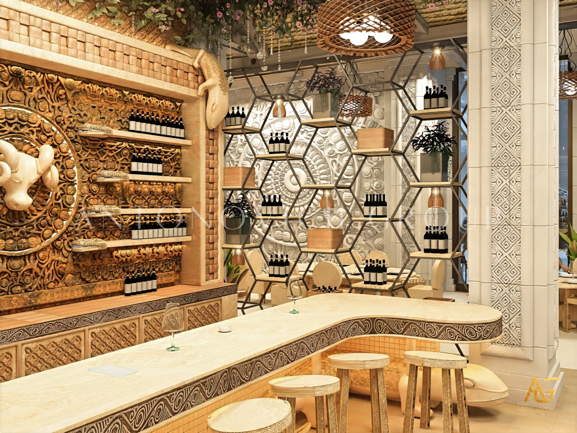 STEAK HOUSE RESTAURANT INTERIOR DESIGN