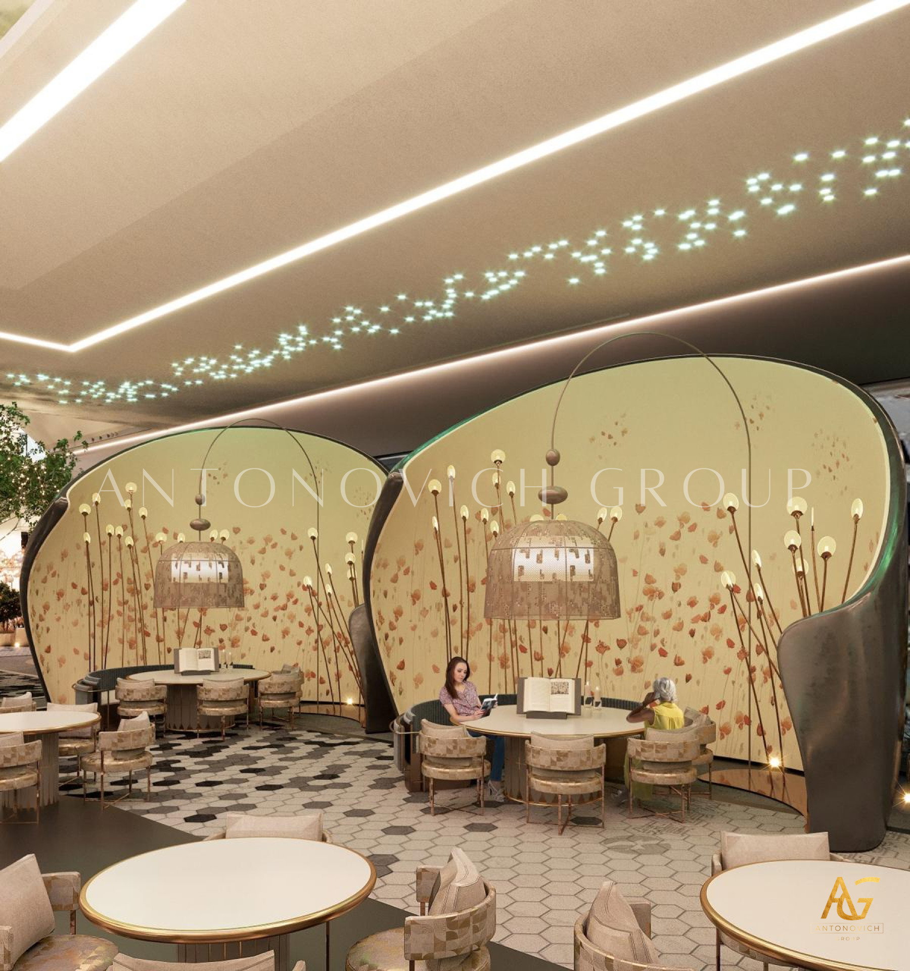 Architectural design for Restaurant by Katrina Antonovich