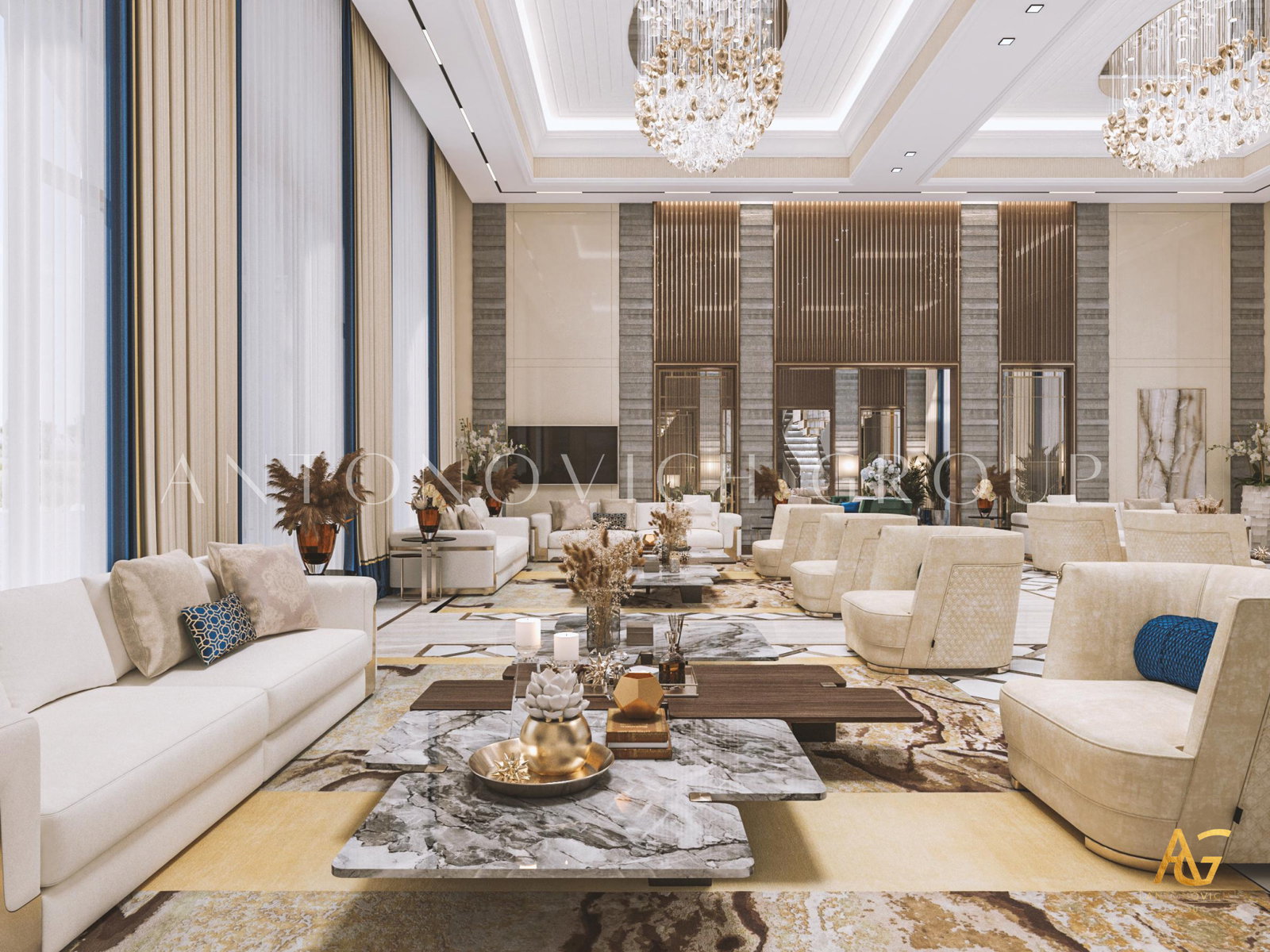 Undoubtedly luxury family sitting room