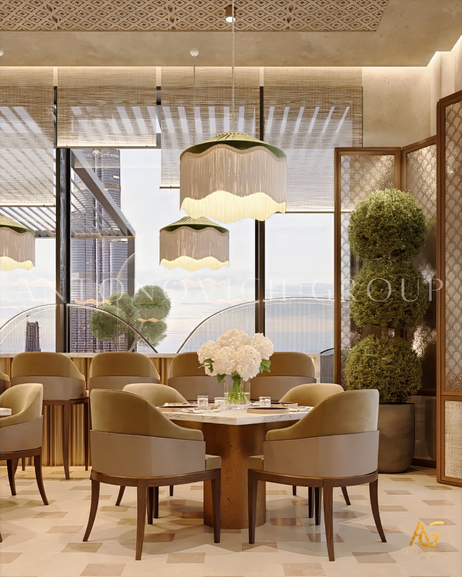 Luxury Interior Design Arabic Restaurant in Saudi Arabia